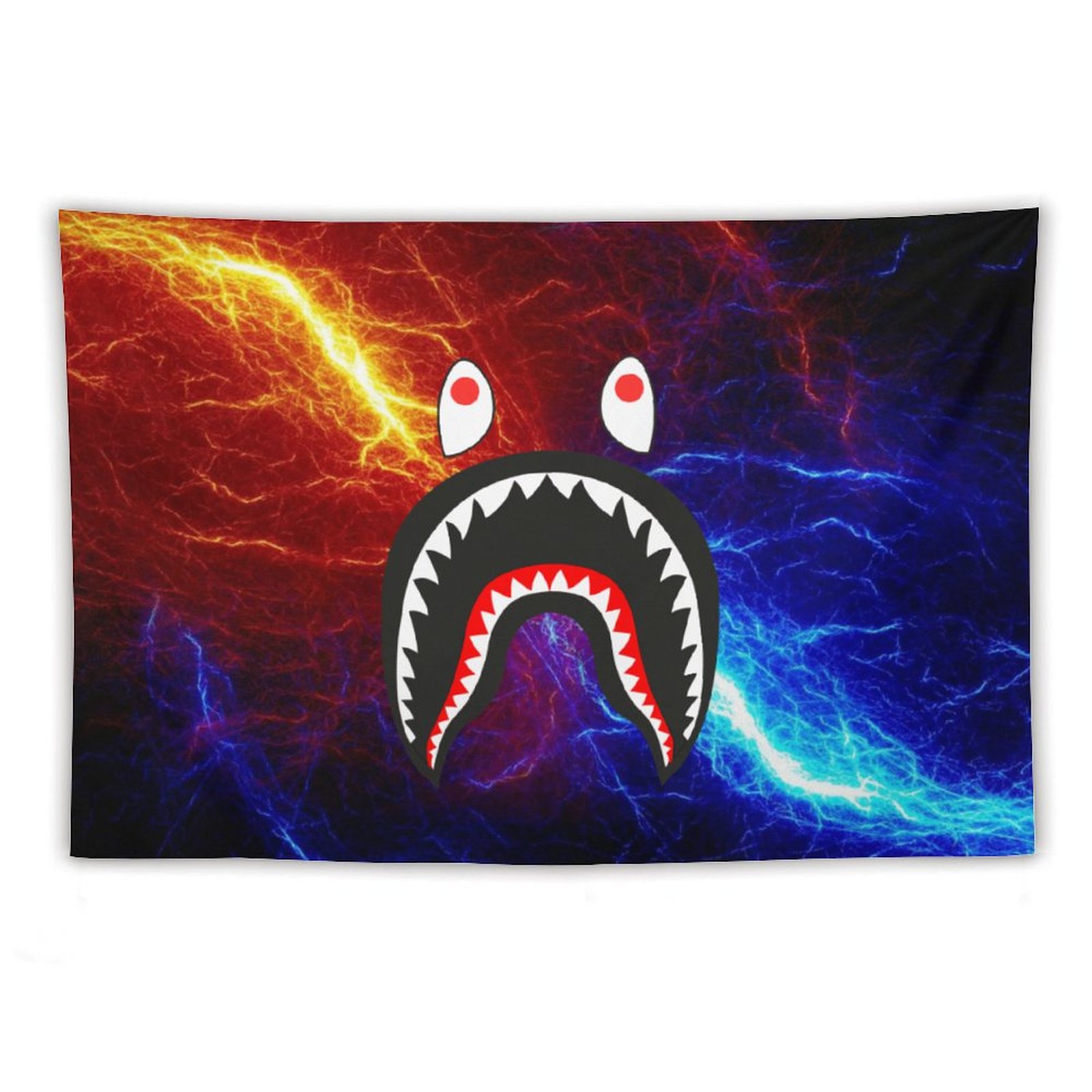 Spra-ygro-und Shark Mouth Poster Tapestry Decorations , Wall Art ...
