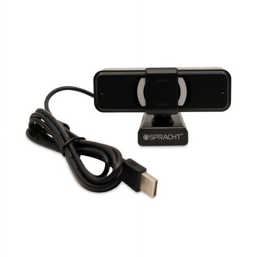 Spracht Aura 1080P HD Web Cam, 1920 x 1080 pixels, 2.1 Mpixels, Black ...