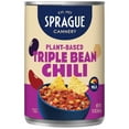 Sprague Foods' - Triple Bean Chili in an Easy Open 15oz Can. Vegan ...