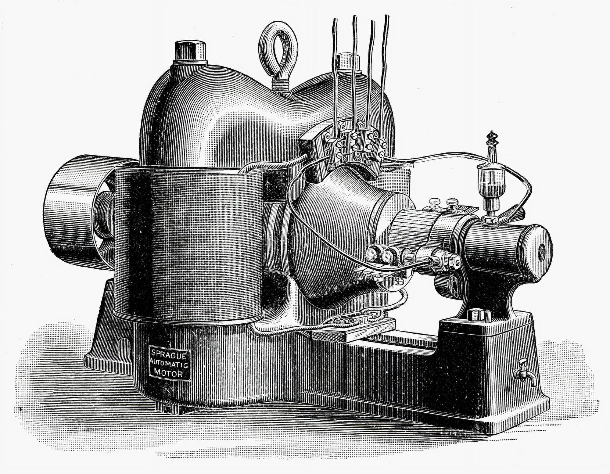 Sprague Motor, C1890. /Nelectric Motor Built By American Physicist ...