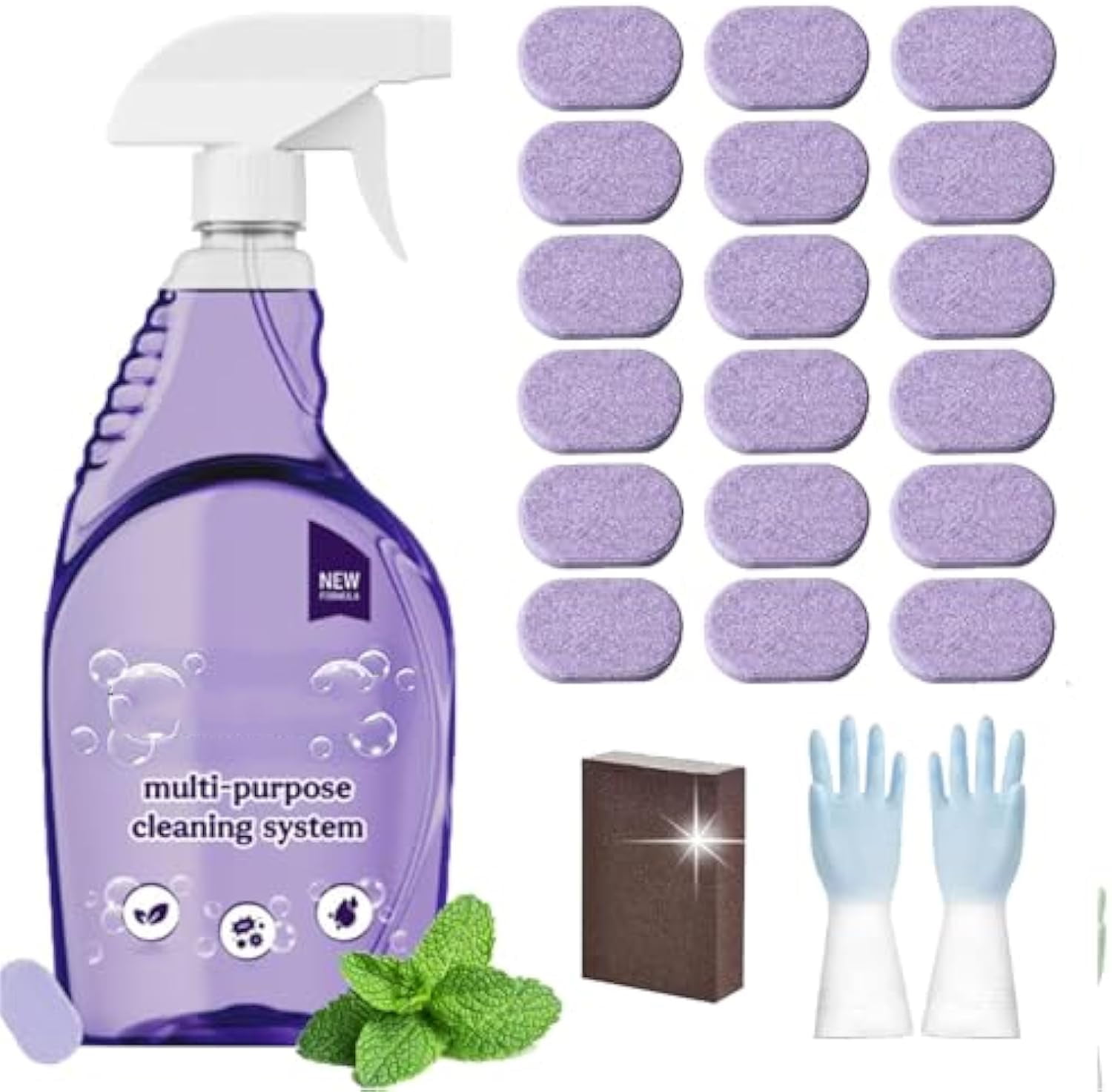 Spray, 2025 New Concentrated Cleaning Tablets, Powerful Stubborn Stains ...