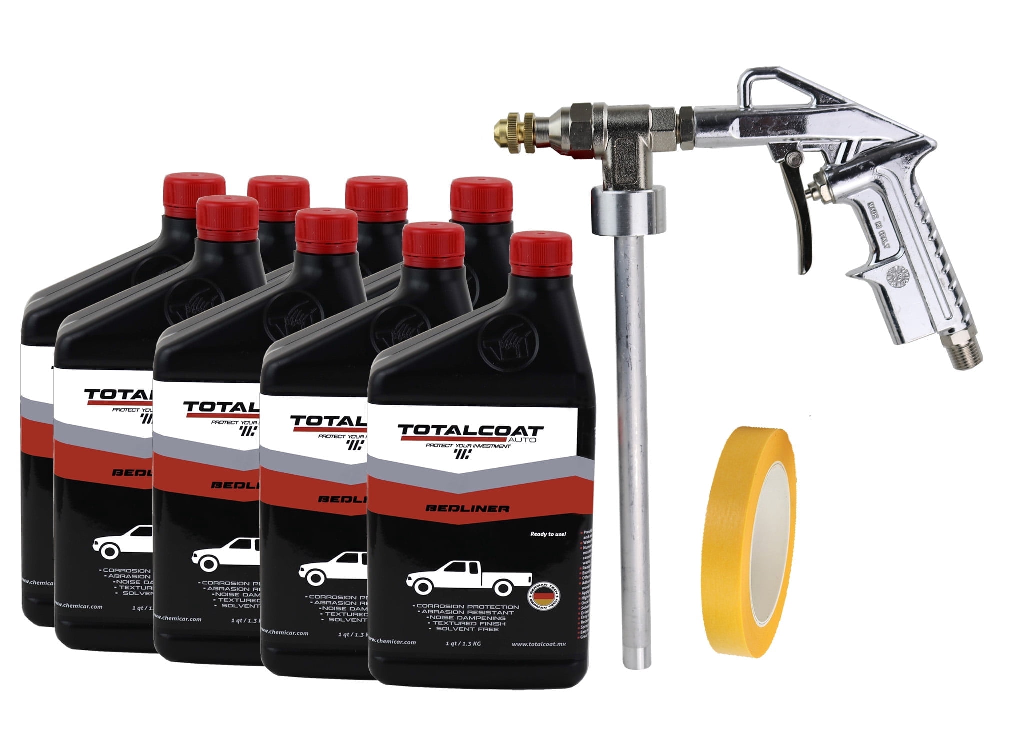Spray On Bedliner White; Truck Bed Coating; Low Odor, Water-Based ...