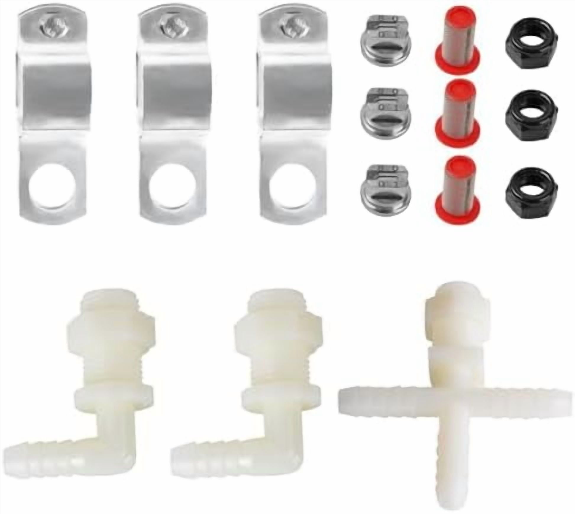 Spray Boom Repair Kit Include 8001-VS Tips Screens Clamps ，Cross and ...