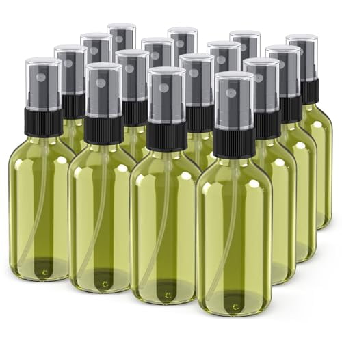 Spray Bottle, 2 oz Fine Mist Glass Spray Bottles, Little Refillable ...