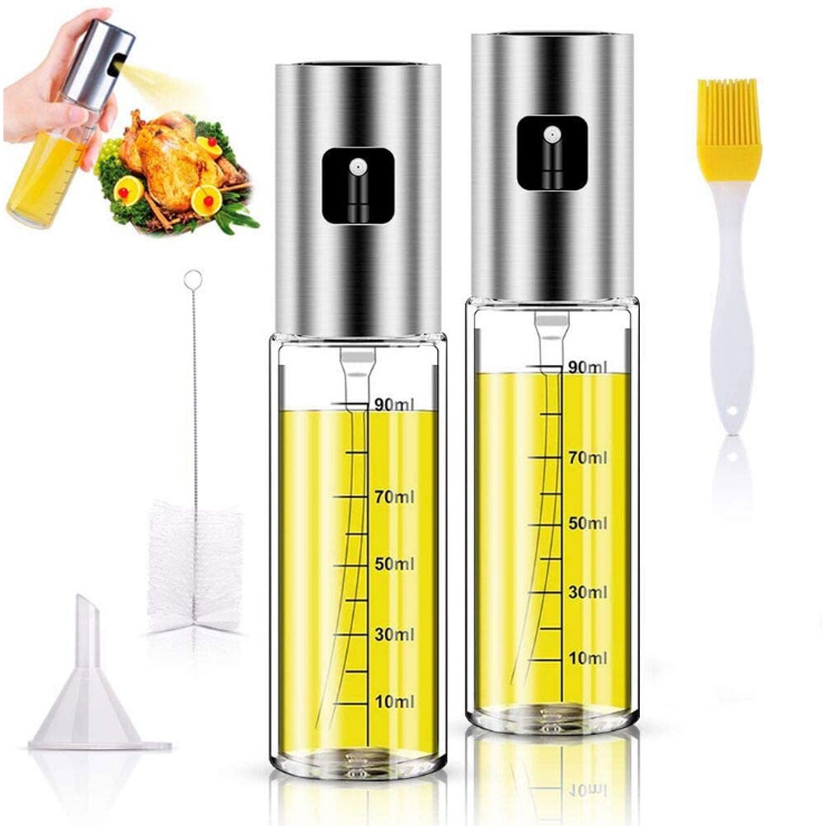 Fine Mist Spray Reusable Oil Sprayer, Kitchen Gadgets for Healthy ...