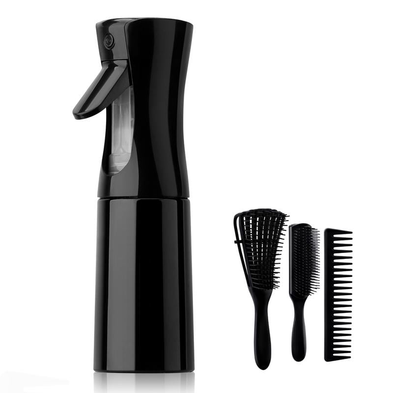 Spray Bottle for Hair with 3PC Combs (200ml) Continuous Empty Ultra ...