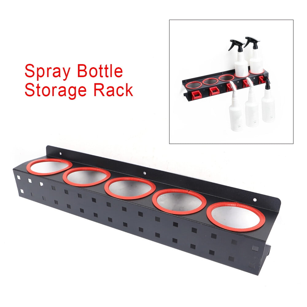 Spray Bottle Storage Rack Abrasive Hang Rail Detailing Can Organizing ...