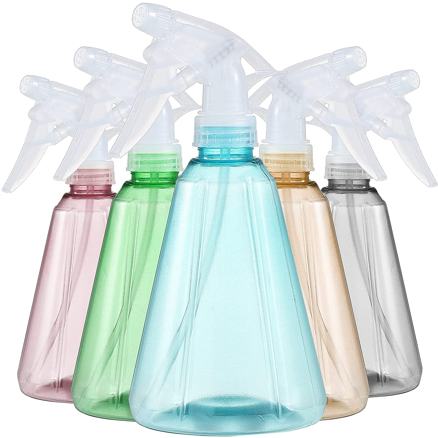 Spray Bottles Pack of 5 Water Squirt Bottle 17 oz Adjustable Empty ...