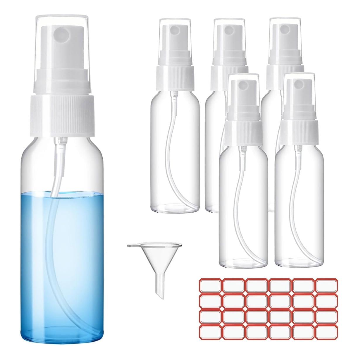 Spray Bottles,Tutuviw 1oz/2oz/3oz Clear Empty Fine Mist Travel Bottle ...