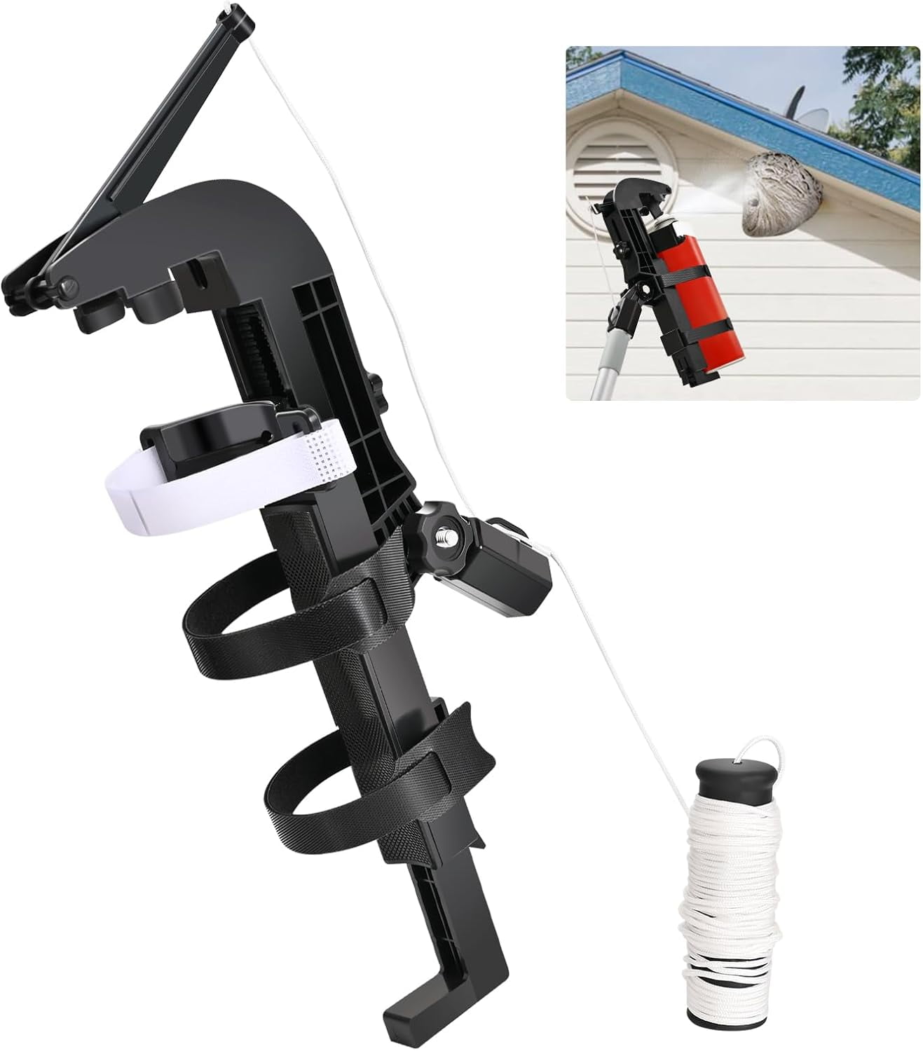 Spray Can Extension Pole Adaptor, Adjustable Sprayer Bracket Adaptor ...