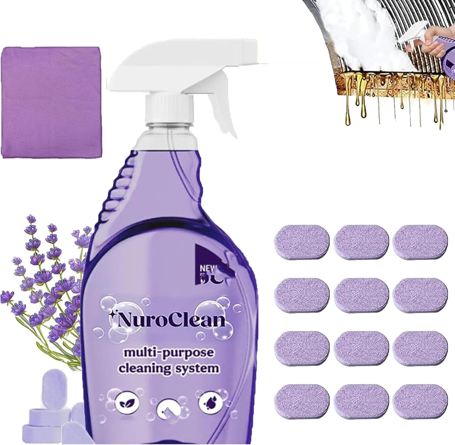 Spray Cleaner For Ovens, 2025 New Cleaning Solution, Multipurpose ...