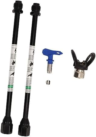 Spray Extension Rod 2PCS Airless Sprayer Gun Extension Tip, G7/8 ...