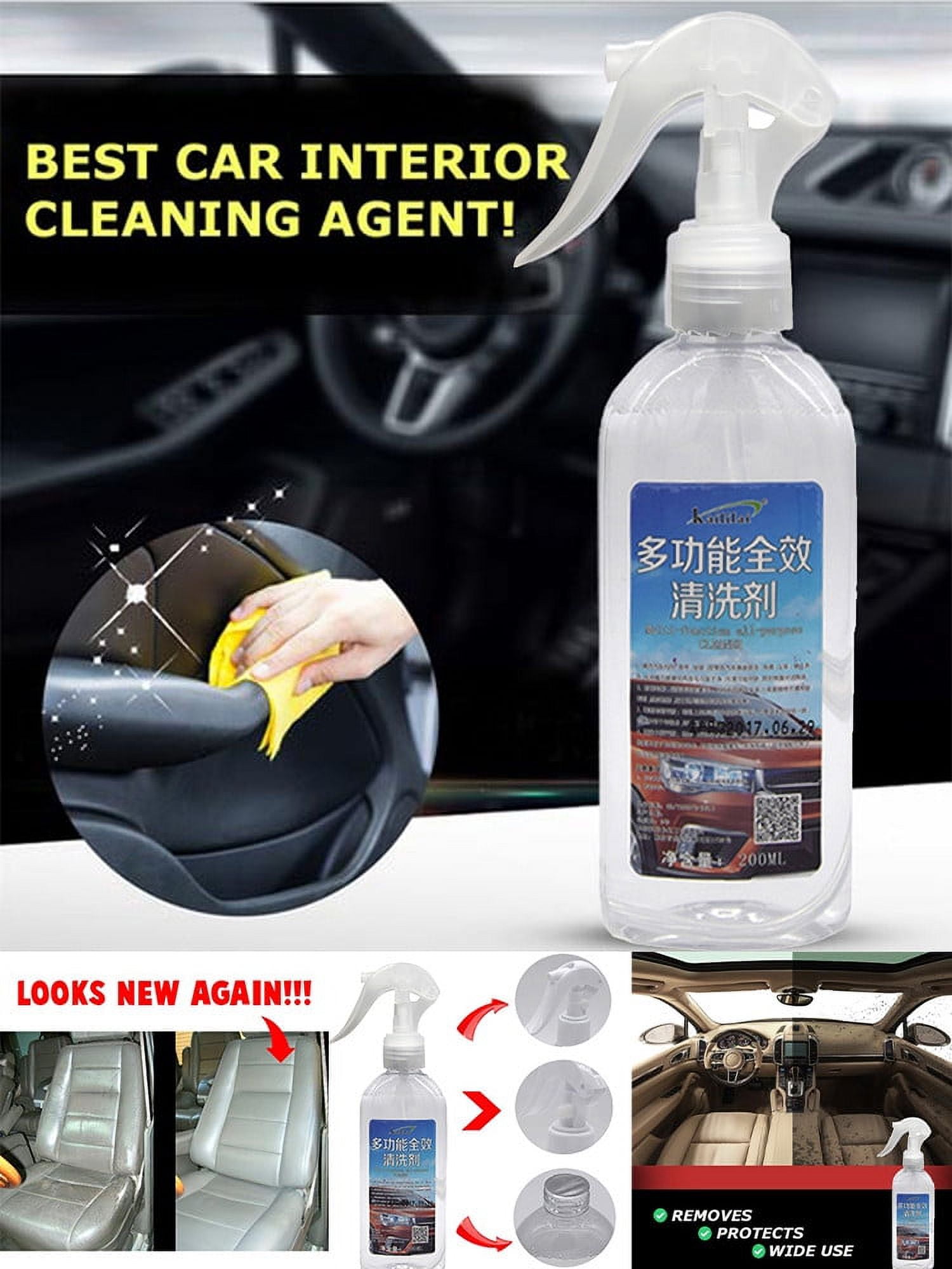 Spray Foam Cleaner All Purpose Heavy Duty - Foam Car Cleaner - Foam ...