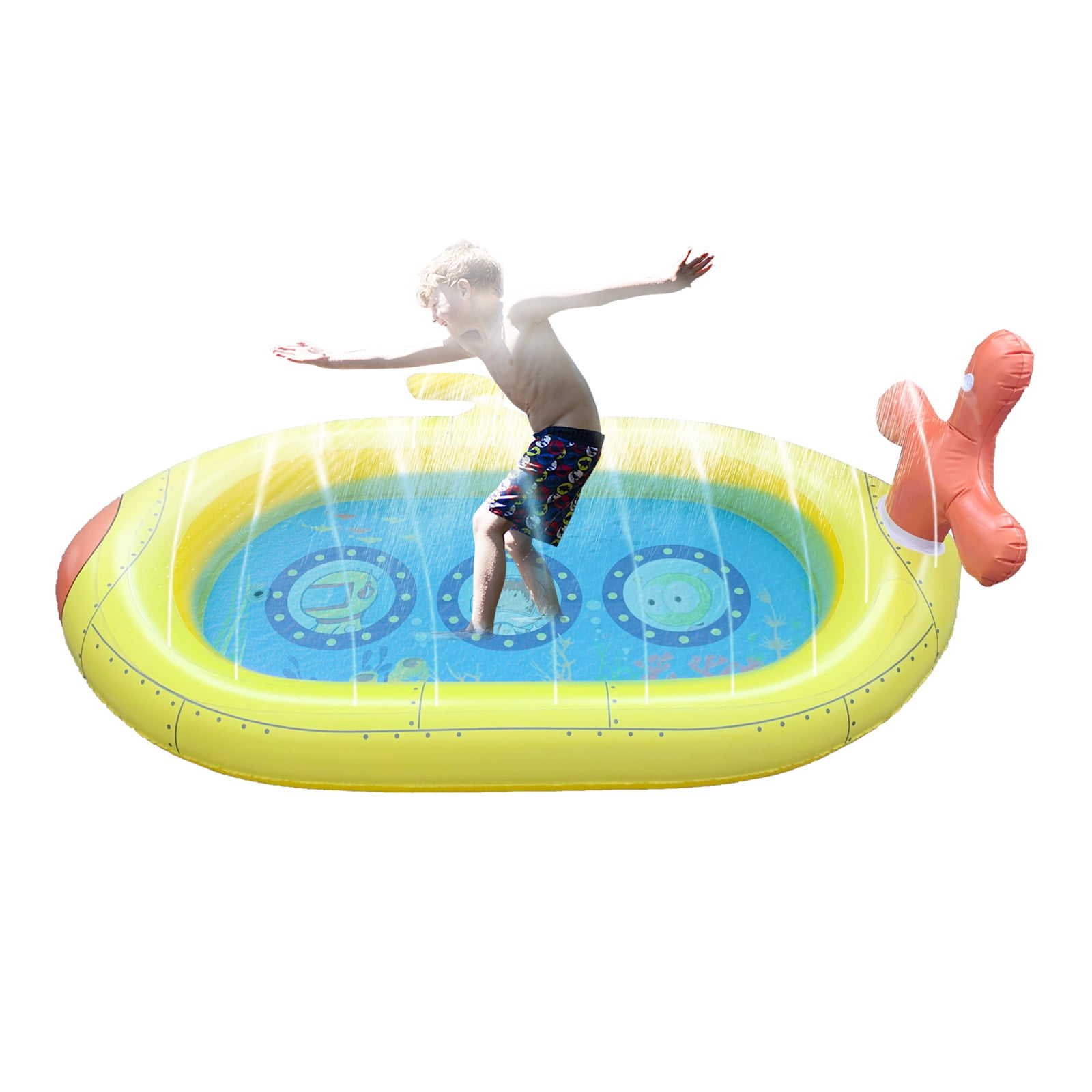 Spray Fountain,Kids Water Pad Sprinkler Pool Kids Pad Pool Summer Pool ...