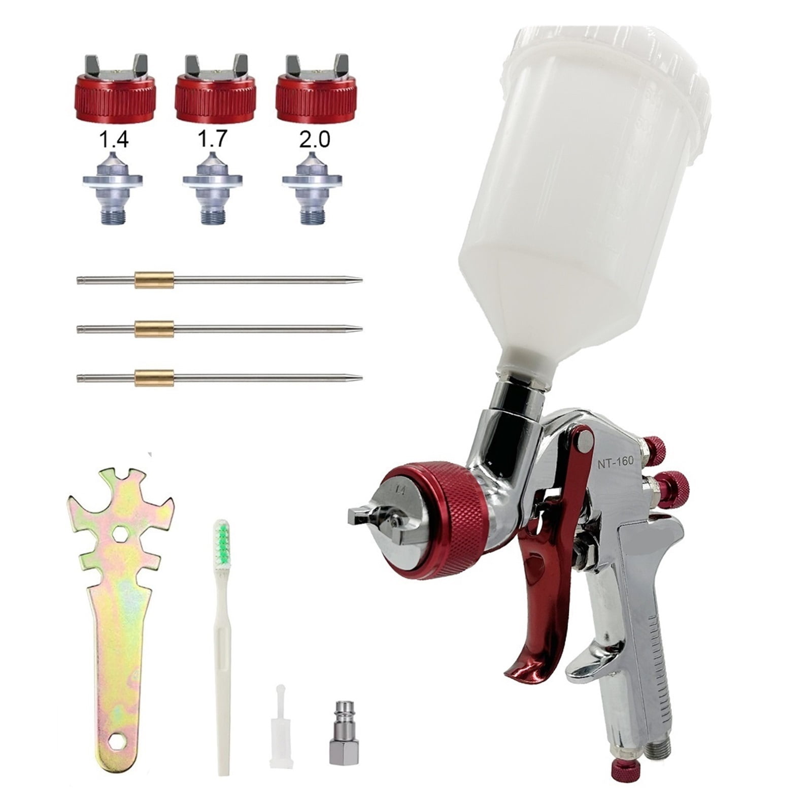 Spray Gun,Air Spray Gun Paint Sprayer Gun Airbrush Sprayer,Body Repair ...