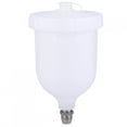 Spray Gun Cup, Gravity Feed Paint Pot, Corrosion Proof Plastic White ...