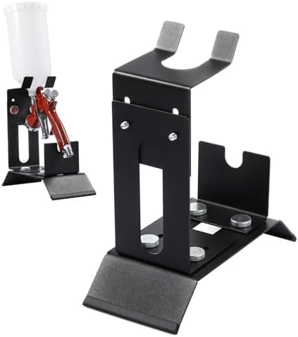 Spray Gun Holder Stand, Adjustable Spray Gun Holder with Removable Non ...
