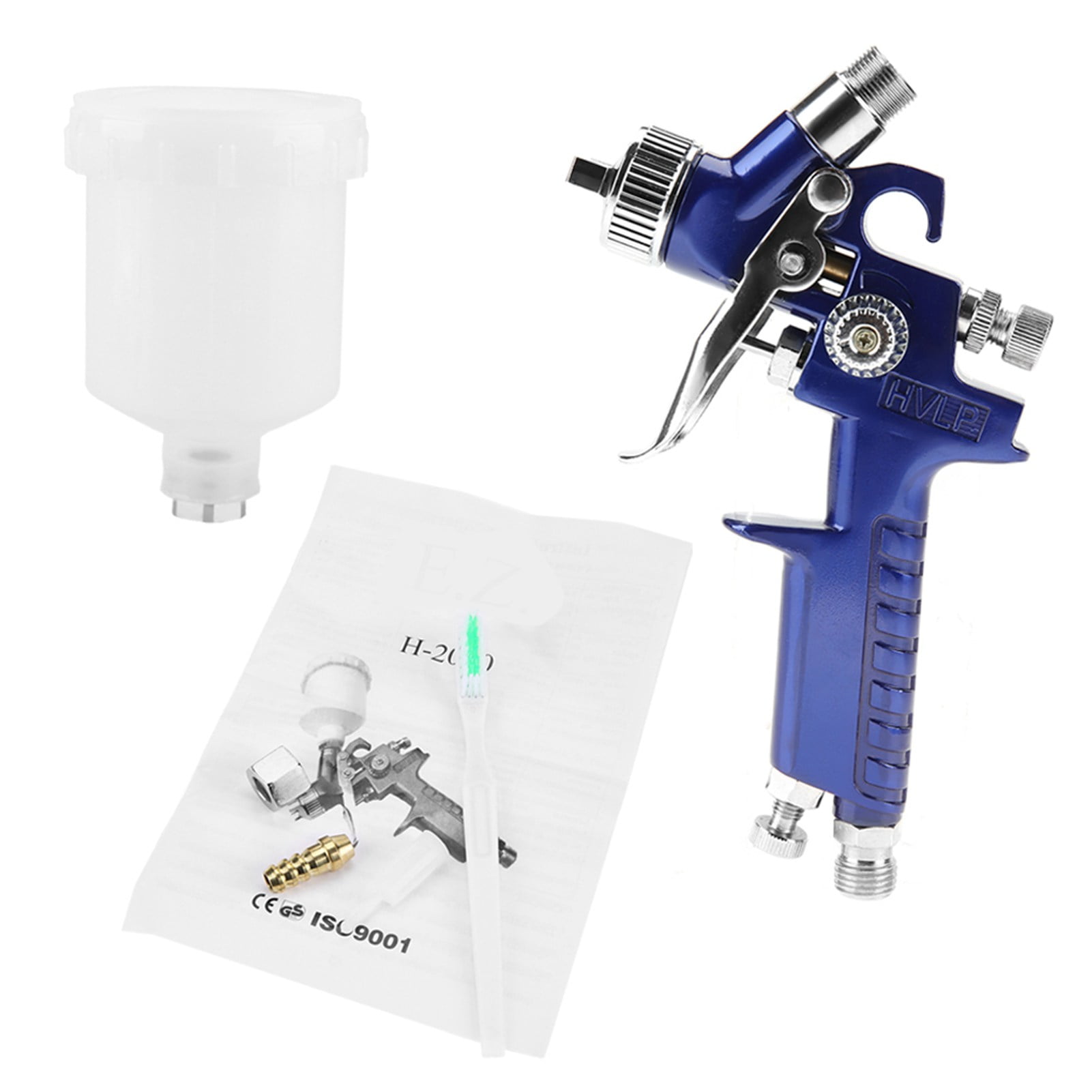 Spray Gun Pneumatic H-2000A Professional 0.8/1.0mm Nozzle 125ml Mini ...