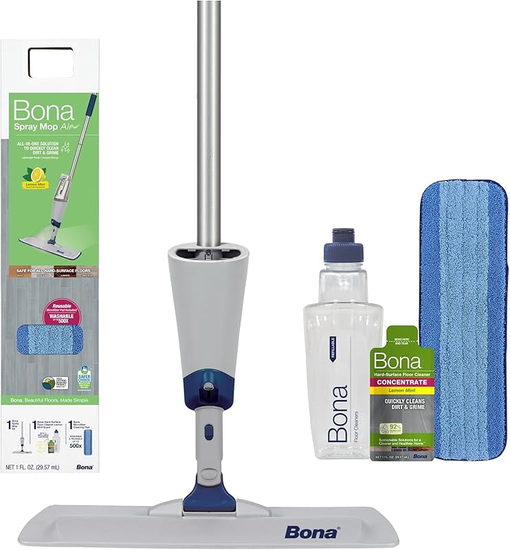 Spray Mop Air - Includes Multi-Surface Floor Cleaner Concentrate and ...