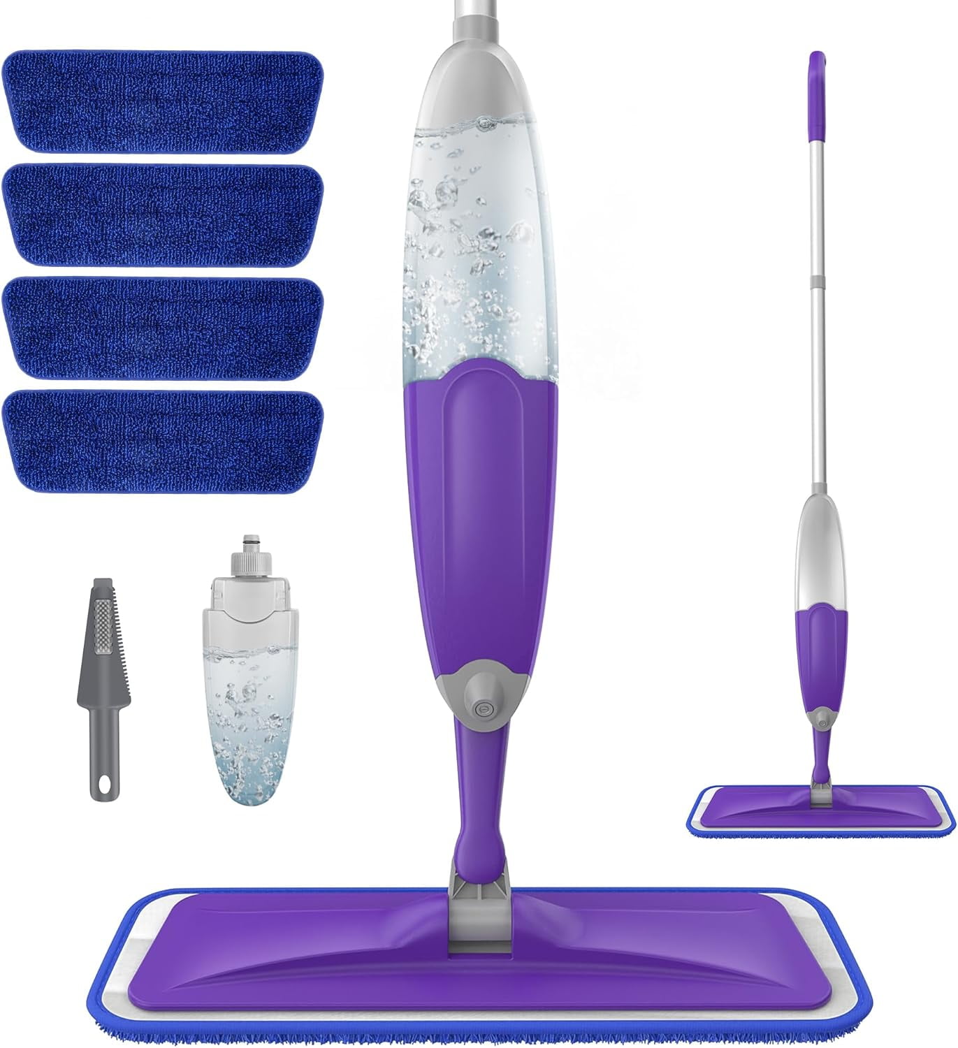 Spray Mops for Floor Cleaning Microfiber Mops, Wet Dry Mops Hardwood ...