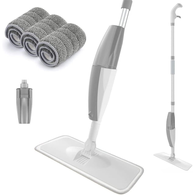 Spray Mops For Floor Cleaning Ergonomic Wet Dry Refillable Tank ...