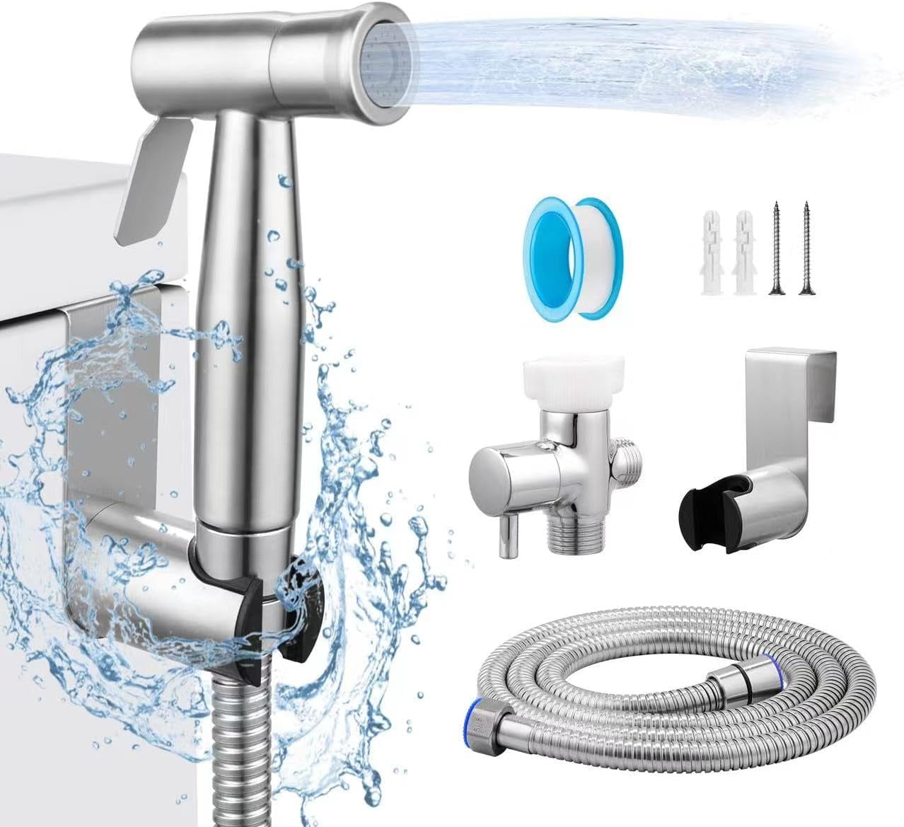 Spray, Multifunctional Hand-held Bidet Spray, Bathroom Diaper Shower ...