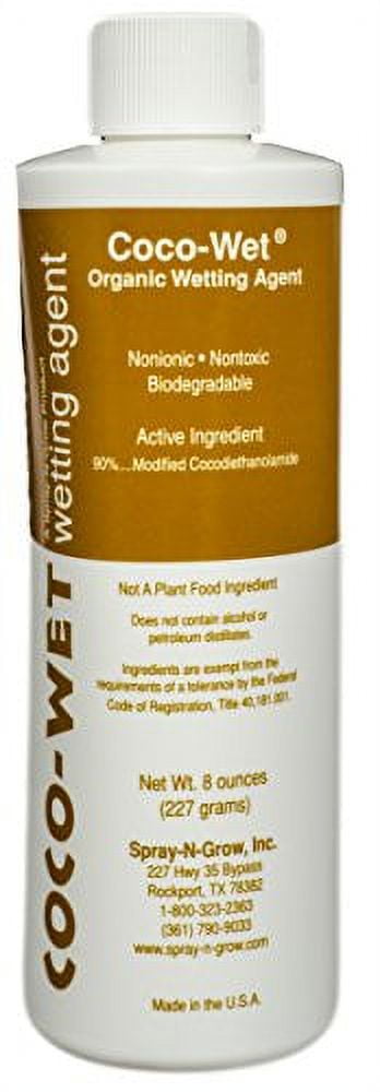 Spray-N-Grow COCO8 Coco Wet Organic Wetting Agent, 8-Ounce - Walmart.com