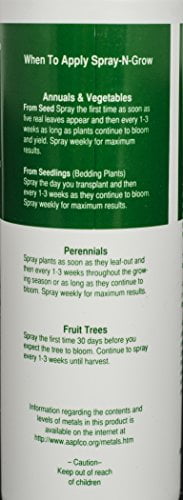 Spray-N-Grow SNG16 Micronutrients, 16-Ounce - Walmart.com
