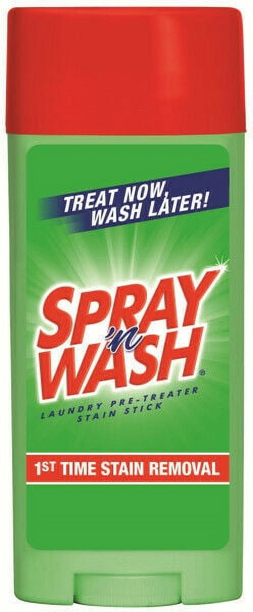 2 Pack - Spray 'N Wash Laundry Pre-Treater Stain Stick 3 oz - Walmart.com