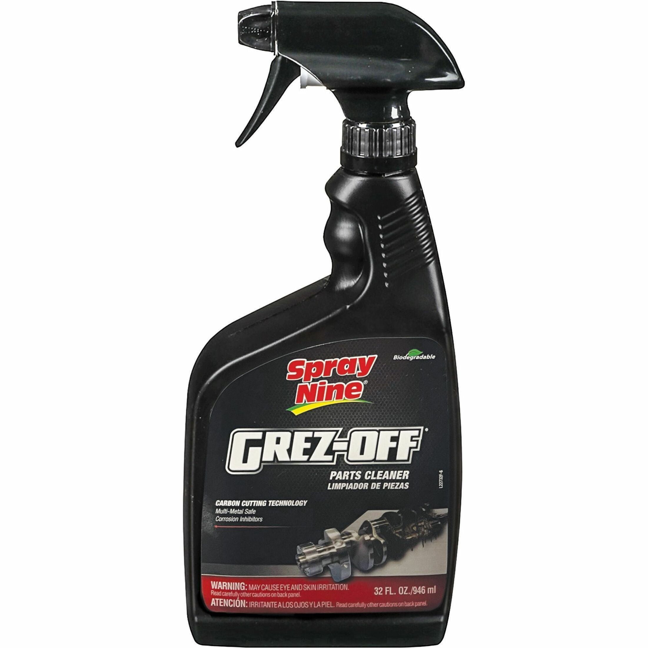 Spray Nine Grez-Off Heavy-Duty Water-Soluble Engine Degreaser Spray ...
