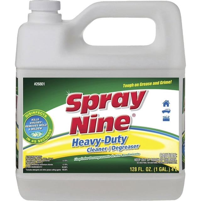 Spray Nine Heavy-Duty Cleaner/Degreaser + Disinfectant - Walmart ...