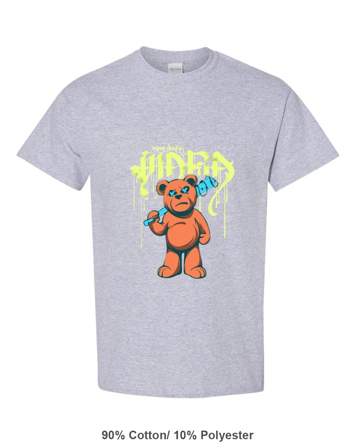 Spray Paint Bear T-Shirt Urban Teddy Graffiti Streetwear Design, for ...