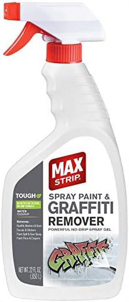 Spray Paint and Graffiti Remover - 22 oz - Powerful No Drip Gel Removes ...