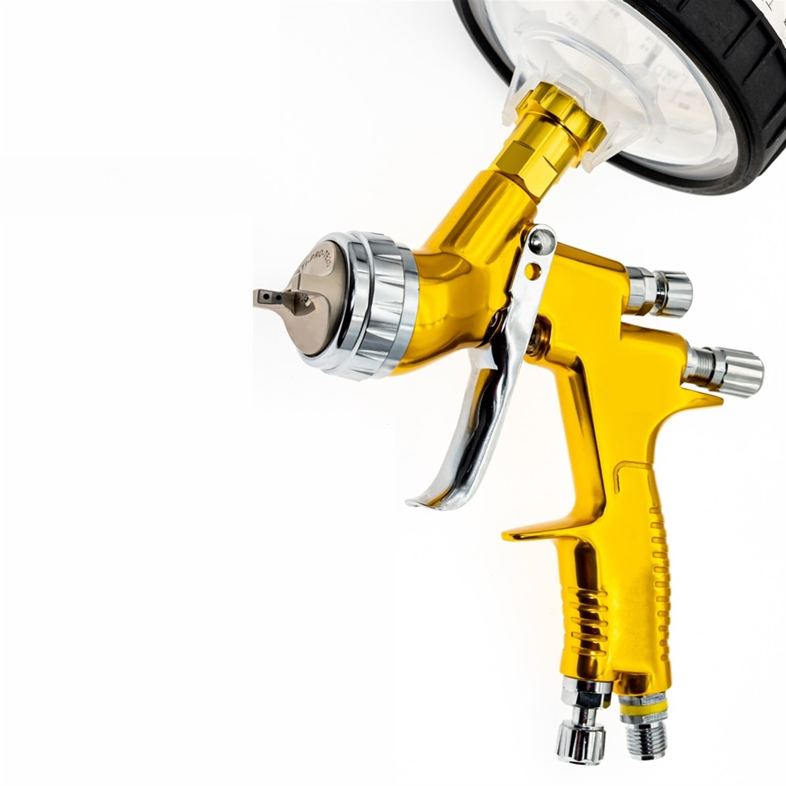 Spray Paint Gun Spray Gun For Cars 1.3/1.8mm Nozzle Gold Painting Gun ...