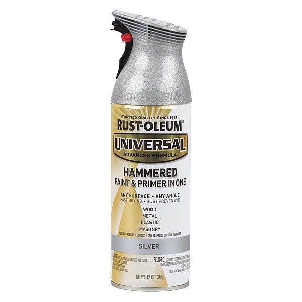Spray Paint, Silver, Hammered, 12 oz - Walmart.com