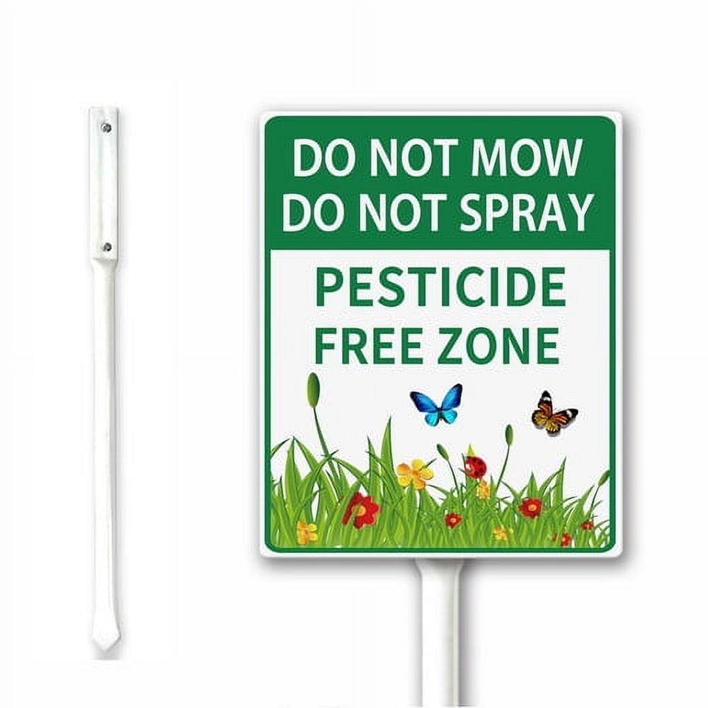 Do Not Spray Pesticide Free Zone Metal Sign, No Spray Area, Pollinator ...