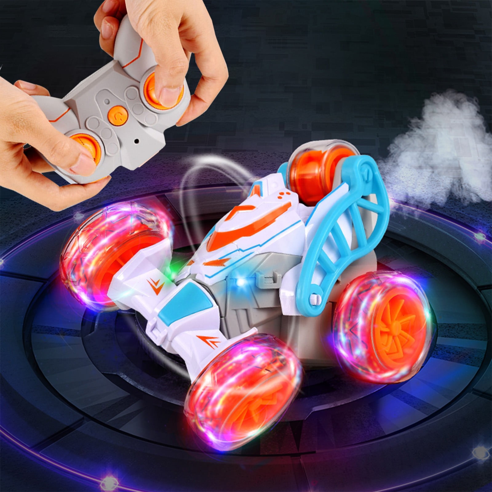 Spray RC Cars For Kids Boy Toys Stunt Car Remote Control Car 2.4GHZ 360 ...