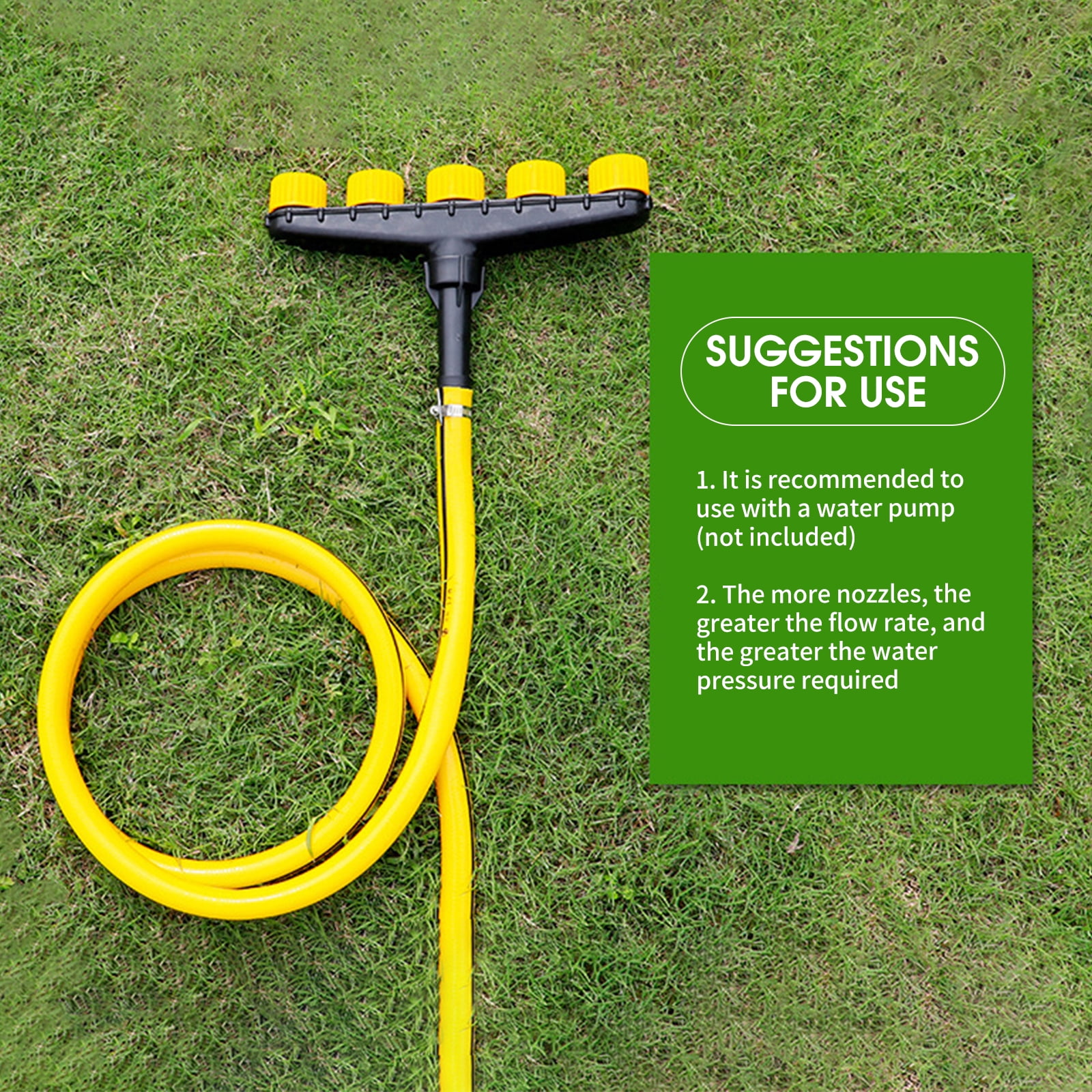 Spray Sprinkler, Patio Water Sprayer Sprinkler Head Lawn Dsfen Lawn ...