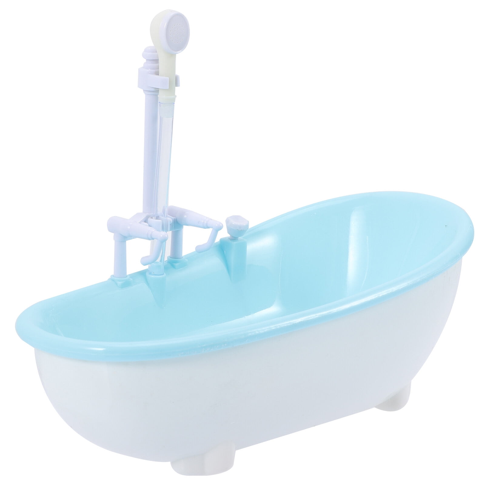 Spray Tub Toys Doll Bathtub with Sprayer for Dolls Electric Babies Mini ...