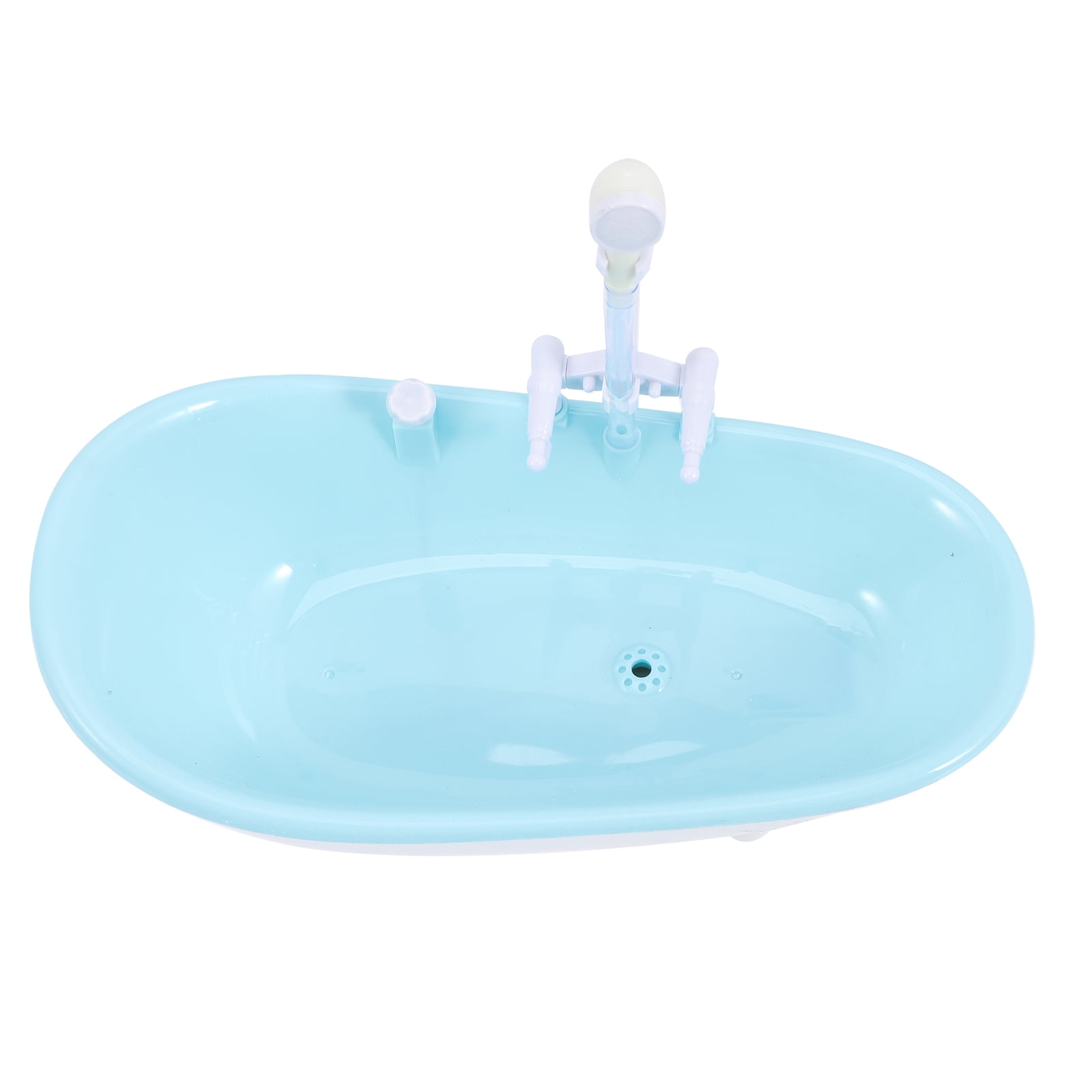 Spray Tub Toys Doll Bathtub with Sprayer for Dolls Mini -blue - Walmart.com