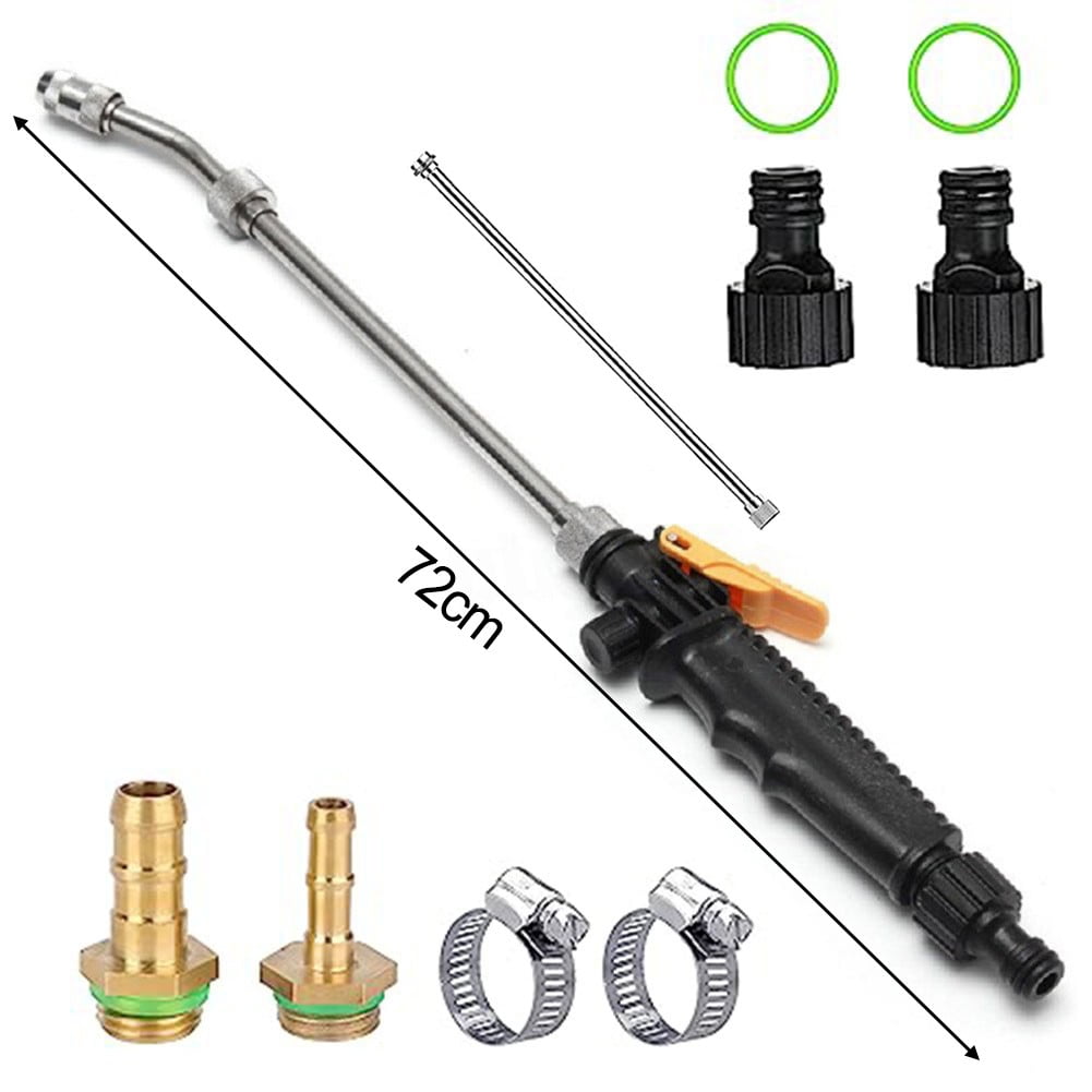 Spray Wand Brass Barb with 3/8\" 1/4\" Hose Adjustable Replace Garden Sprayer - Walmart.com