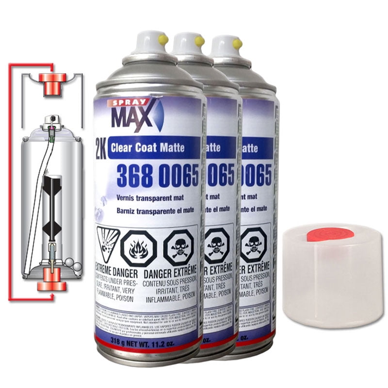 SprayMax 2K Matte Clear Coat, 3680065 - Walmart.com