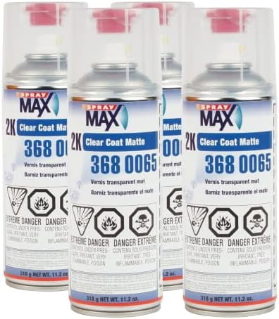 SprayMax 3680065 2K Matte Clear Coat 400 ml (4 Pack) - Walmart.com