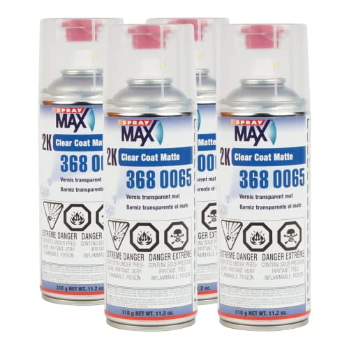 SprayMax 3680065 2K Matte Clear Coat 400 ml (4 Pack) - Walmart.com