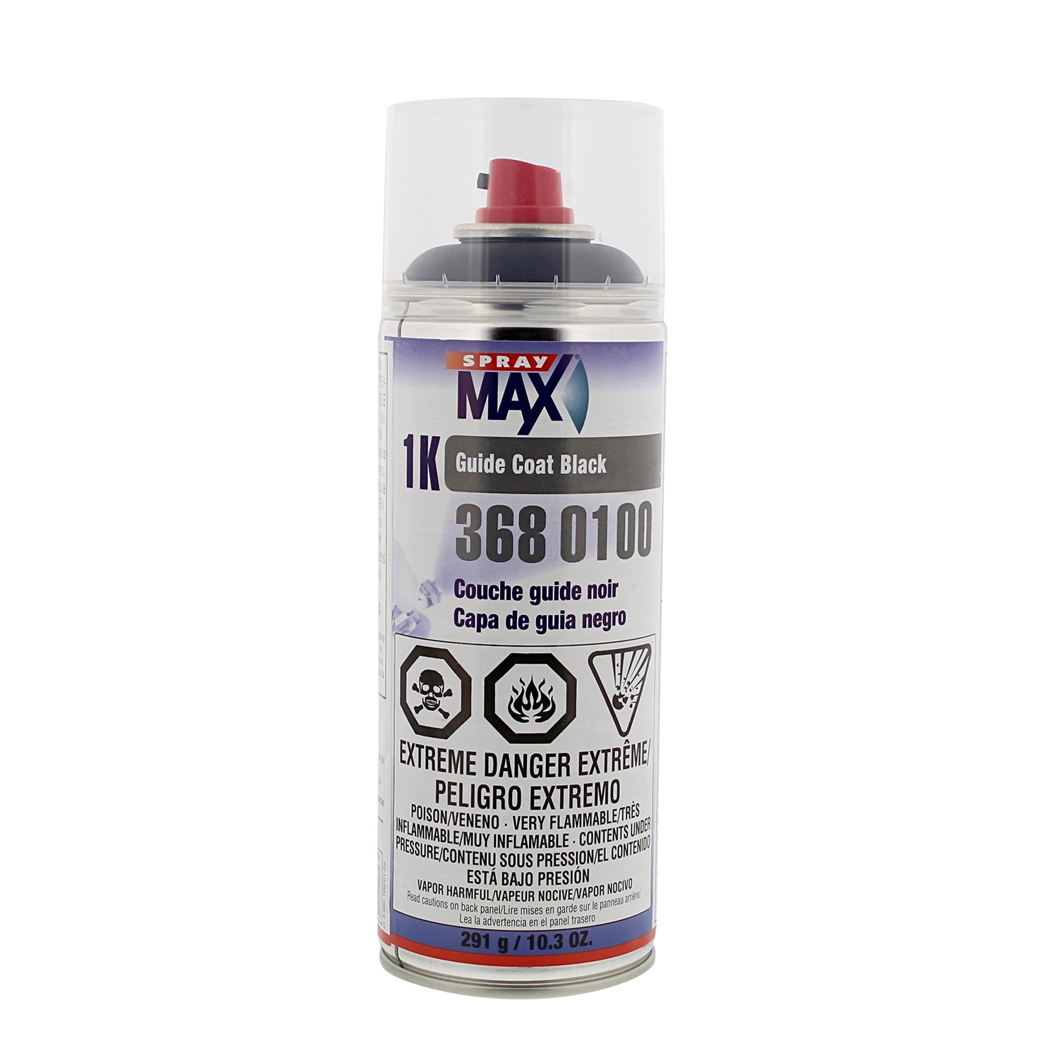 SprayMax 3680100 1K Guide Coat Black 10.3 oz. - Walmart.com