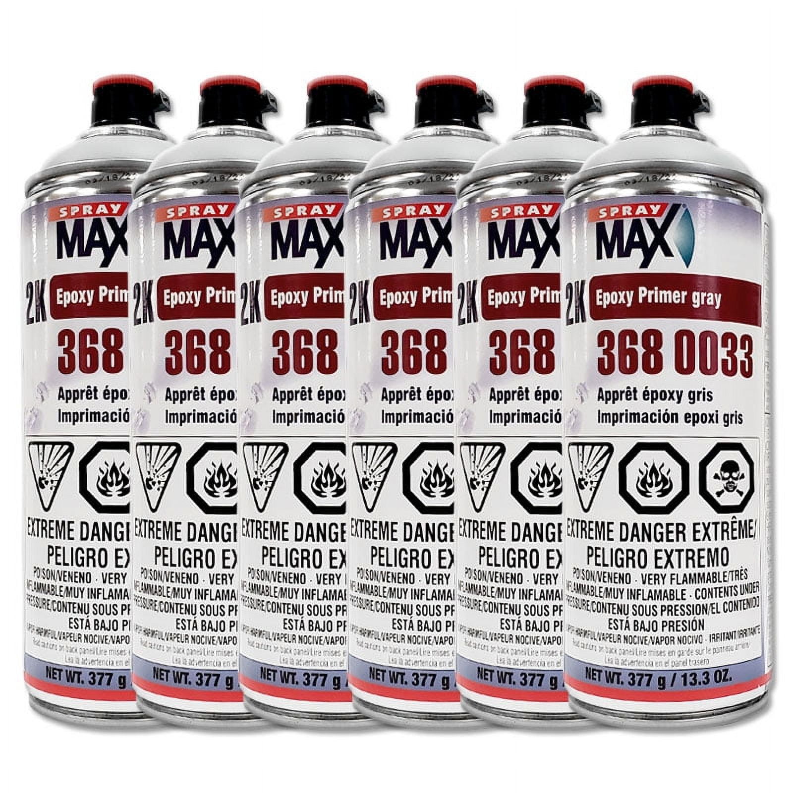 SprayMax Gray 2K Epoxy Rust-Cure Primer, 3680033 - Walmart.com