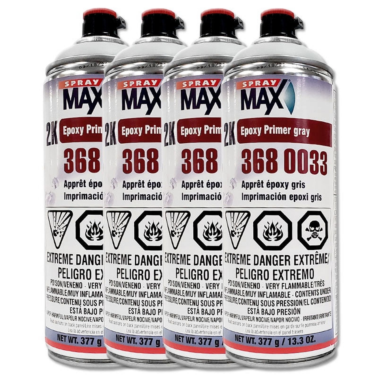 SprayMax Gray 2K Epoxy Rust-Cure Primer, 3680033 - Walmart.com