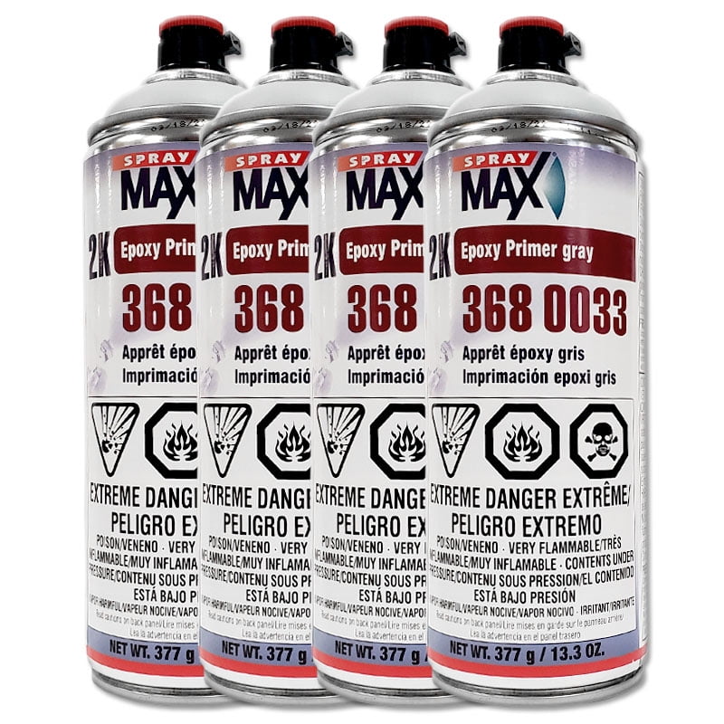 SprayMax Gray 2K Epoxy Rust-Cure Primer, 3680033 - Walmart.com