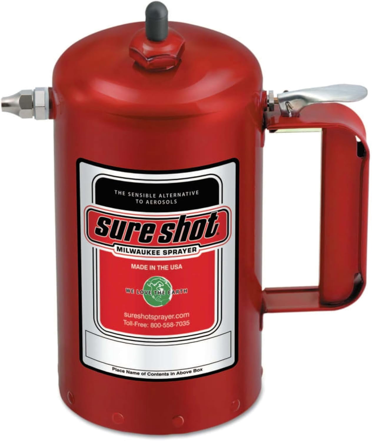 Sprayer 1000R Enameled Steel Sprayer Model-A Red, 1 quart - Walmart.com
