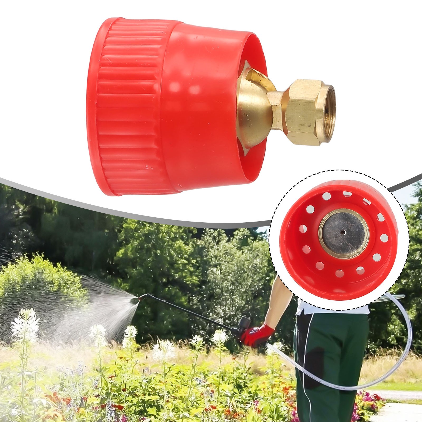 Sprayer Nozzle Pressure Fogging Device Garden Watering Equipment Mist ...